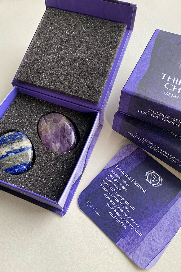 Third Eye Chakra Gemstone Gift Set - Blue Moon Publishers
